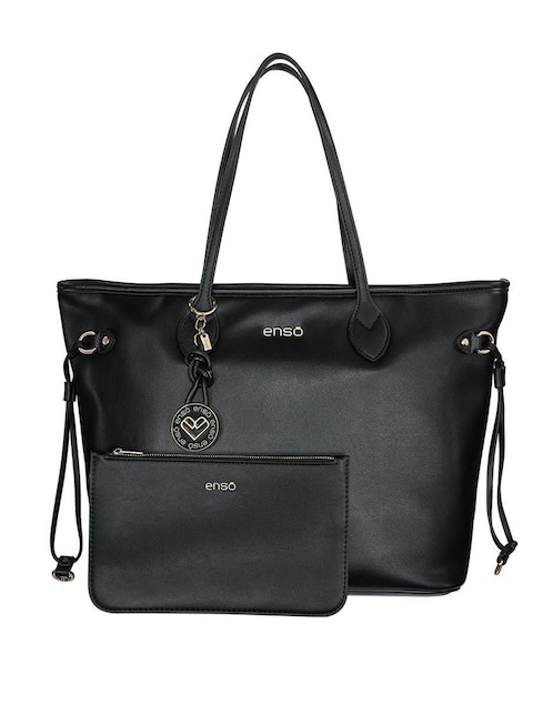 Bolsa tote Enso Signature Line Negra para mujer 1
