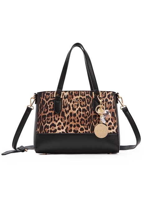 Bolsa satchel H&co Cassandra para mujer 1