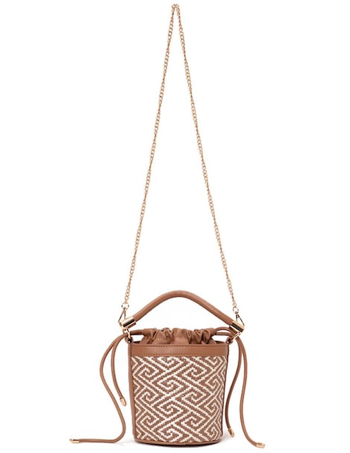 Bolsa bucket Studio F Bombonera Étnica para mujer 1