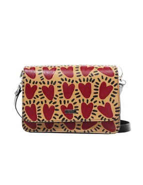 Bolsa crossbody Motola Mio Amor de piel para mujer