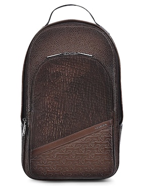 Backpack Cuadra de piel unisex